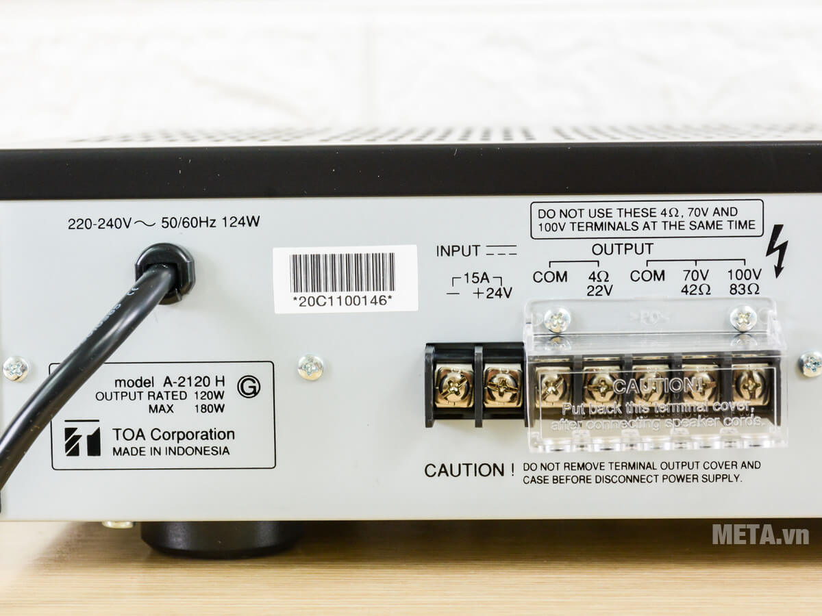 Amply Toa A-2120 H - META.vn