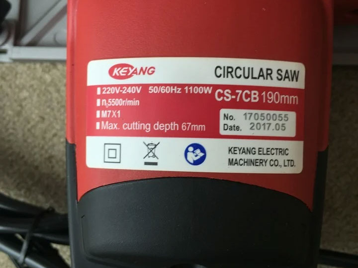 Máy cưa gỗ Keyang CS-7CB (185mm, 1.100W) - META.vn