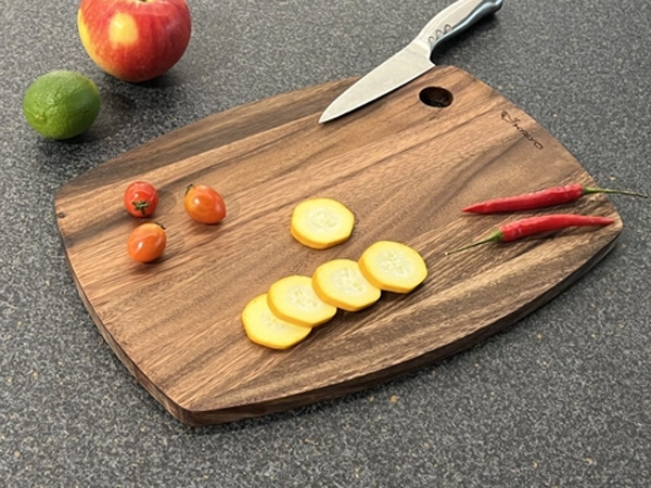 Thớt thái gỗ óc chó Kaiyo hình ovan DW01 - META.vn