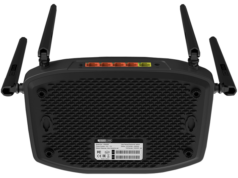 Router Wifi TotoLink X5000R 6 băng tần kép Gigabit AX1800 - META.vn