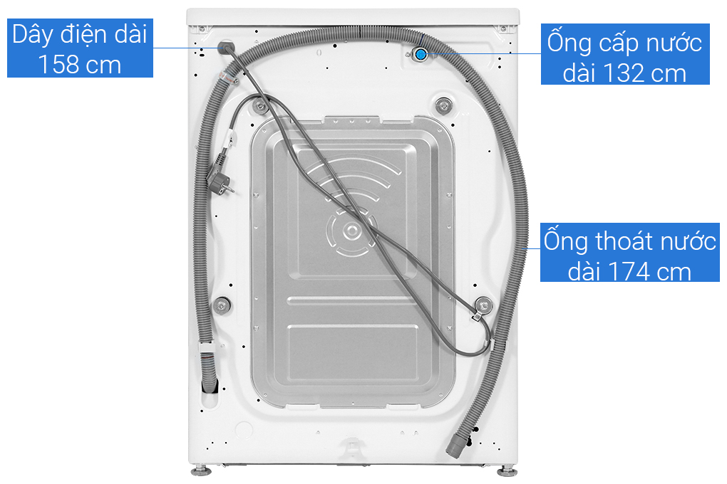 Máy giặt lồng ngang AI LG inverter 11kg FV1411S4WA - META.vn