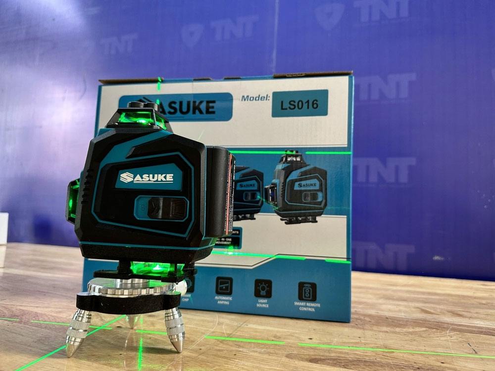 Máy cân bằng tia Laser 16 tia xanh Sasuke LS016 - META.vn