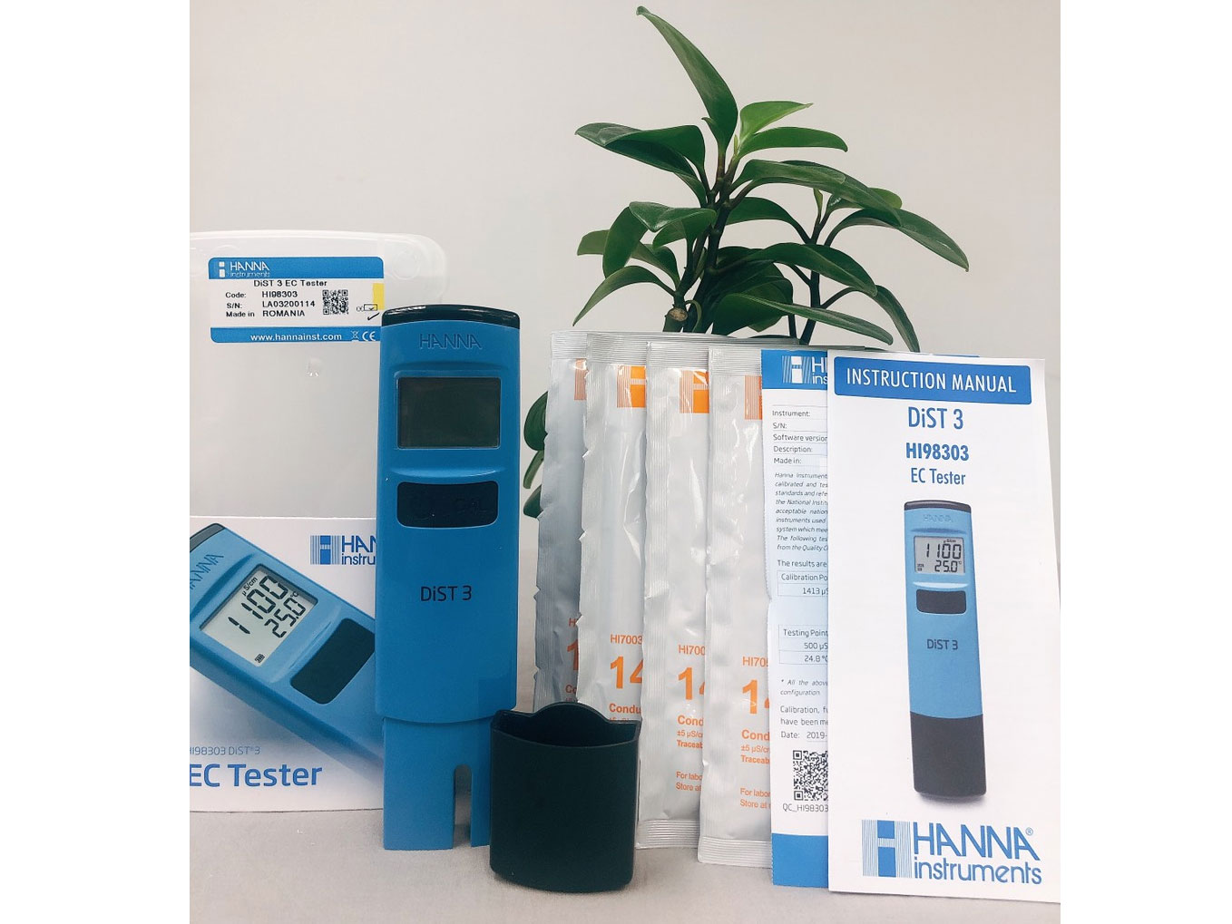 Bút đo độ dẫn, nhiệt độ thang thấp DisT3 Hanna HI98303 - META.vn