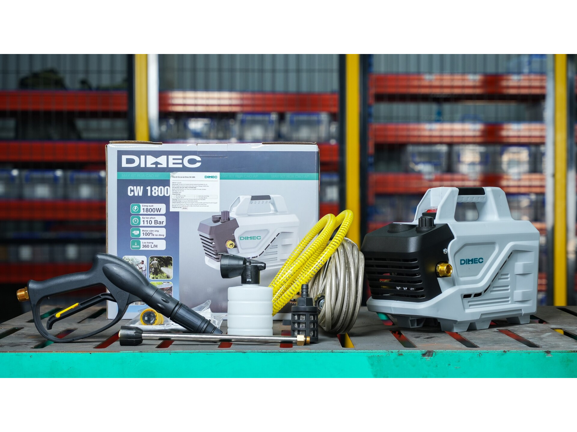 Máy xịt rửa Dimec CW 1800 - META.vn