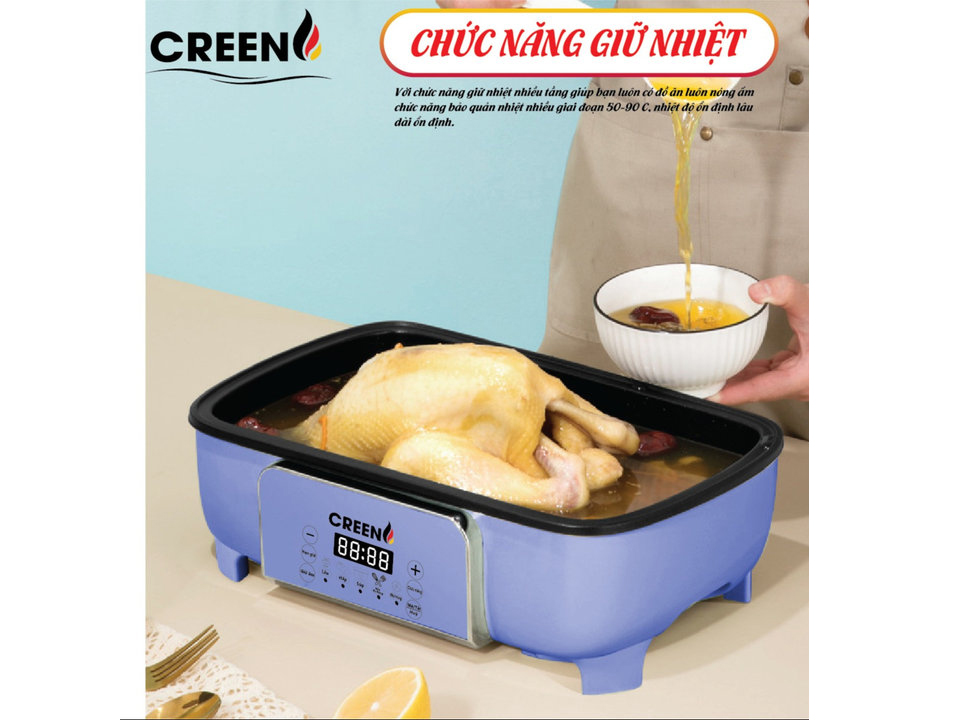 Nồi hấp đa năng Creen CR-135 Plus - META.vn
