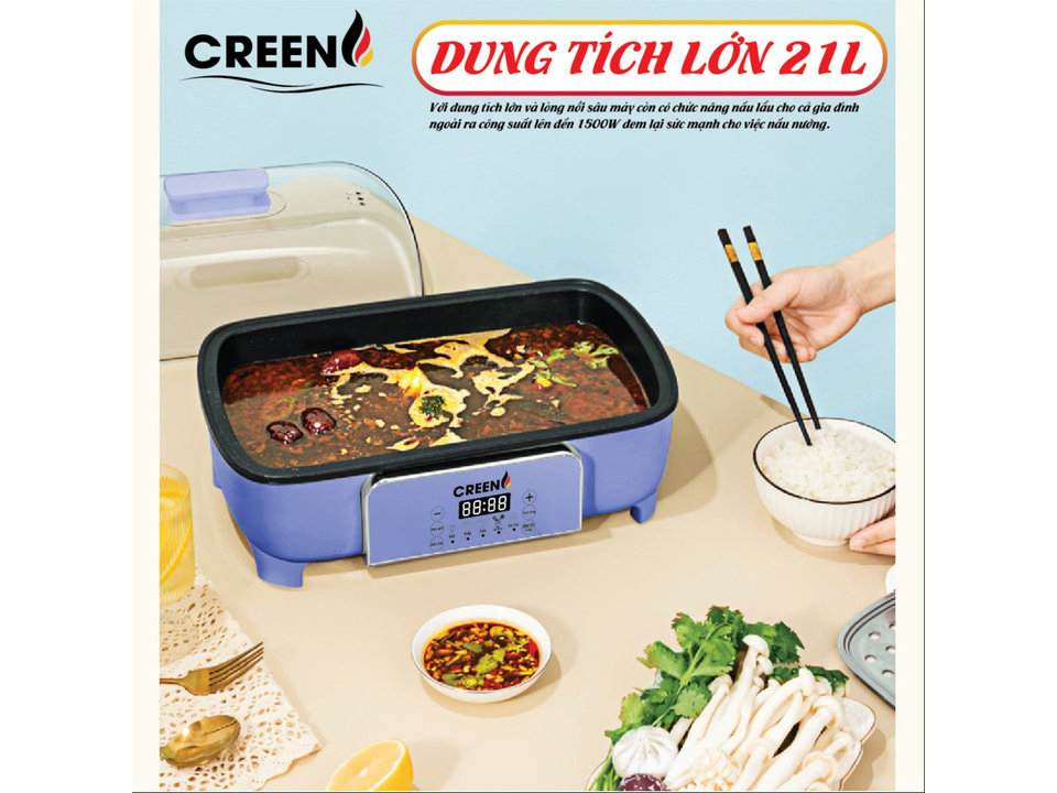 Nồi hấp đa năng Creen CR-135 Plus - META.vn