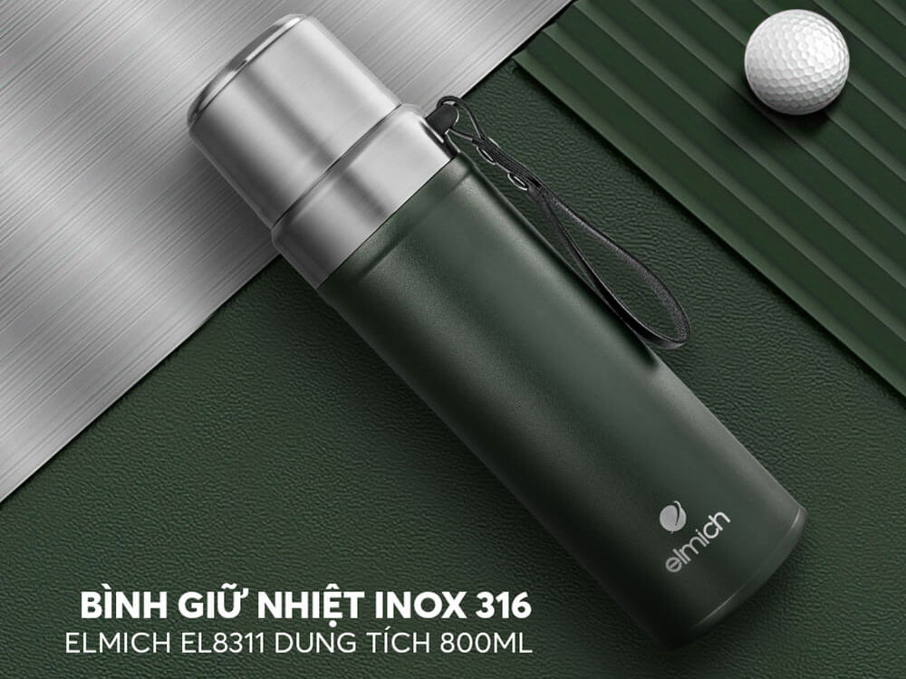 Bình giữ nhiệt inox 316 Elmich EL8311 - 800ml - META.vn