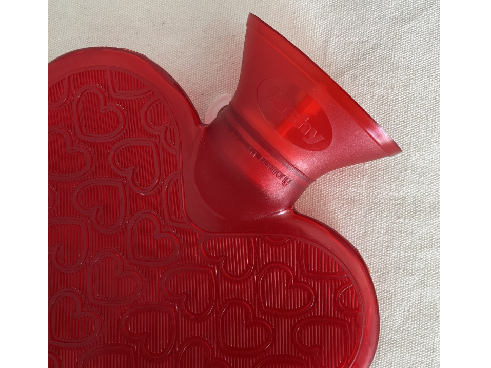 Túi chườm Fashy Germany hình trái tim đỏ trong suốt - META.vn