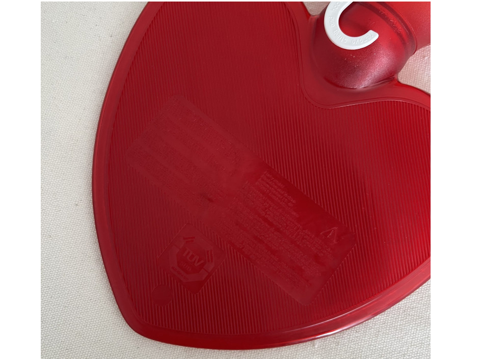 Túi chườm Fashy Germany hình trái tim đỏ trong suốt - META.vn