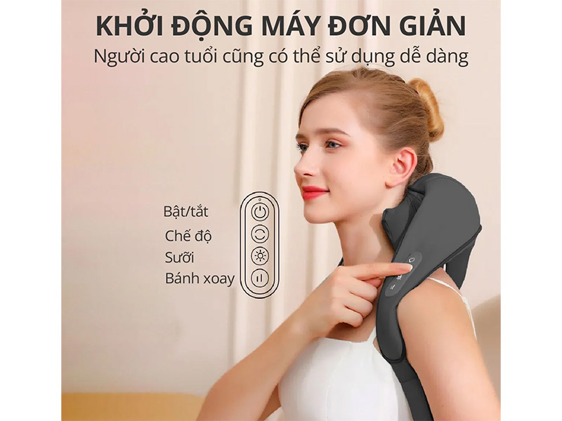 Máy massage cổ vai gáy Kachi MK366 - META.vn