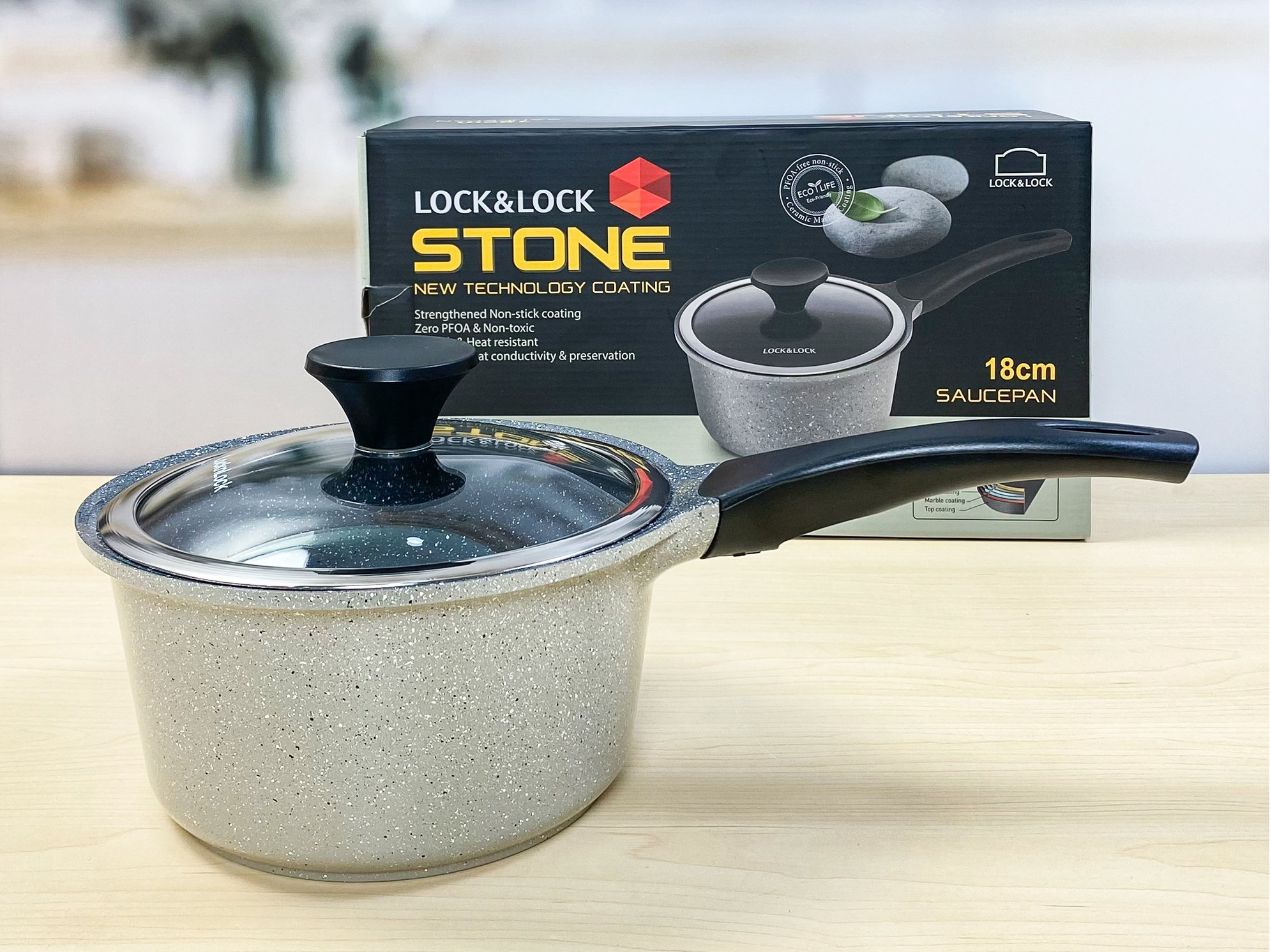 Nồi Lock&Lock Stone 18cm LCA6181D-IH - META.vn