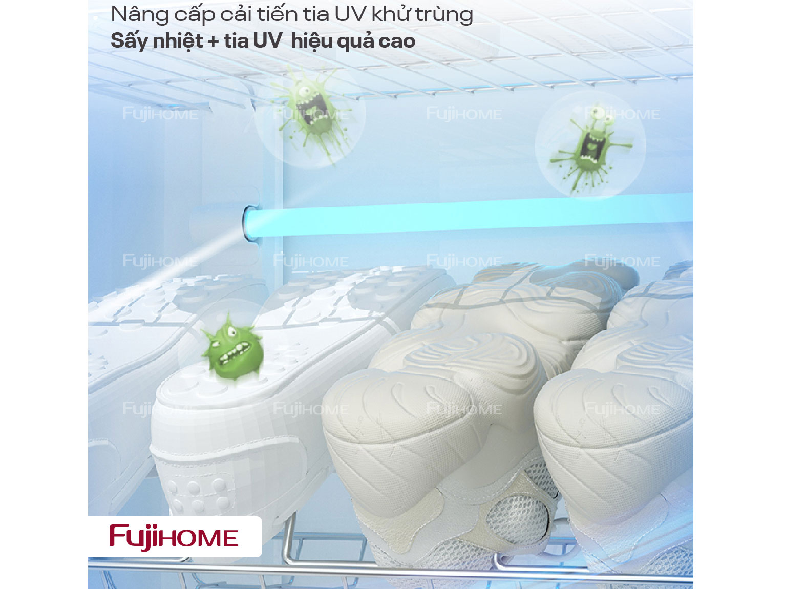 Tủ sấy giày dép khử trùng FujiHome SD68 - META.vn