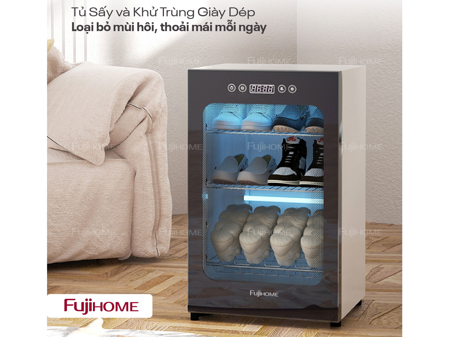 Tủ sấy giày dép khử trùng FujiHome SD68 - META.vn