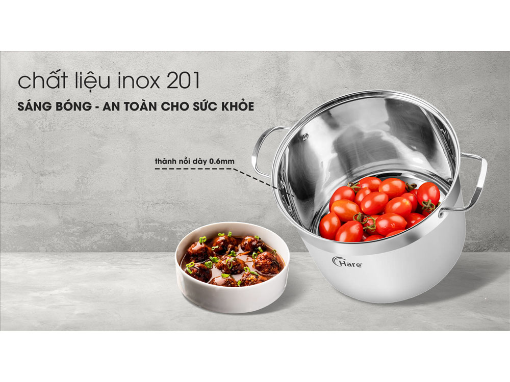 Nồi inox Hare HR-P3032 (32cm, 14 lít) - META.vn