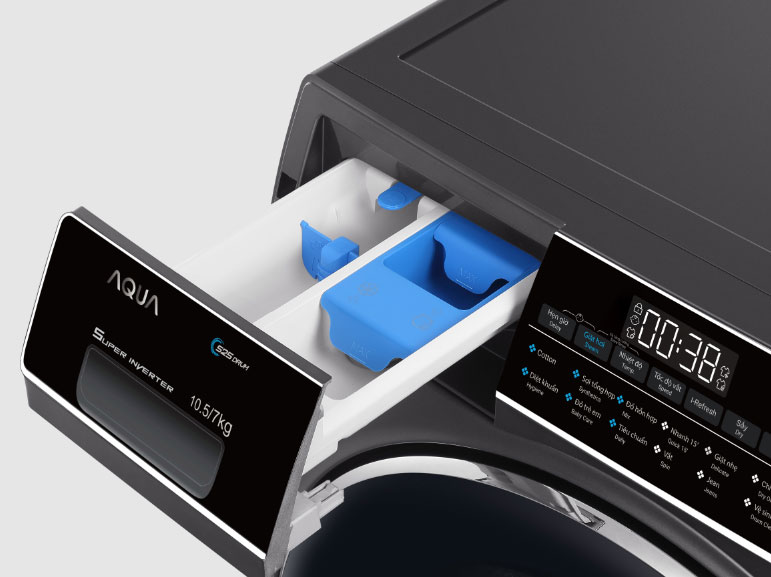 Máy giặt sấy Aqua Inverter AQD-AH1050H.PS (giặt 10.5kg, sấy 7kg) - META.vn
