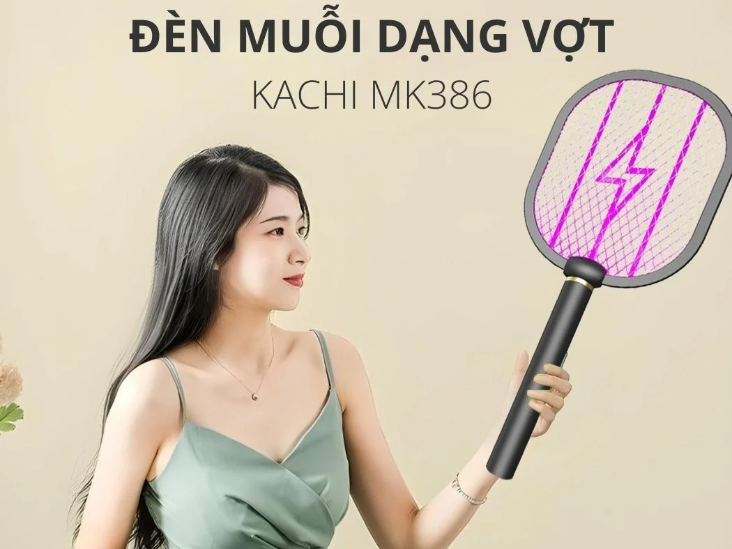 Đèn bắt muỗi Kachi MK386 có đế sạc tích hợp - META.vn