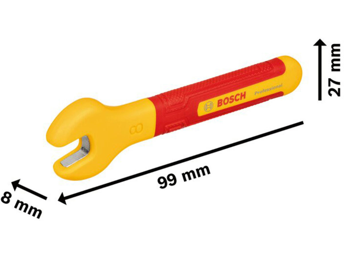 Cờ lê cách điện Bosch 1.000V VDE 8mm 1600A02NE9 - META.vn