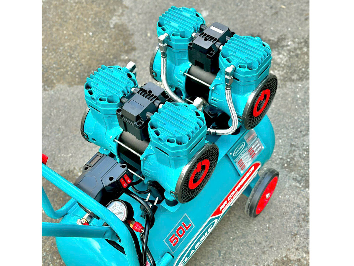 Máy nén khí không dầu Classic CLA3050F2 (50 lít, 3HP x 2) - META.vn