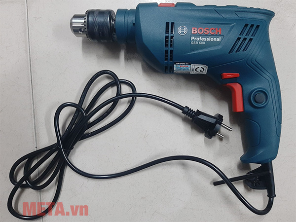 Máy khoan động lực 600W Bosch GSB 600 Set 100 món - 06011A03K1 - META.vn