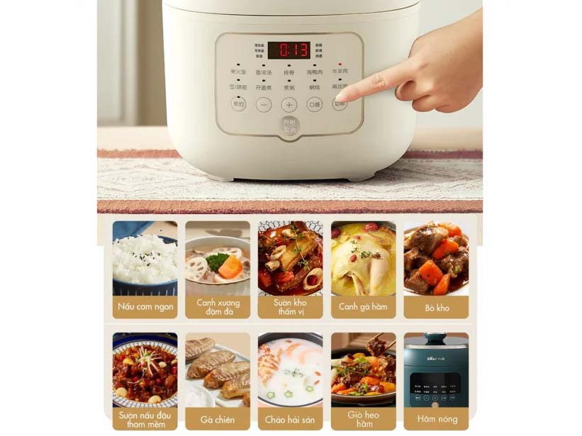 Nồi áp suất điện Bear YLB-A50P1 (5 lít) - META.vn