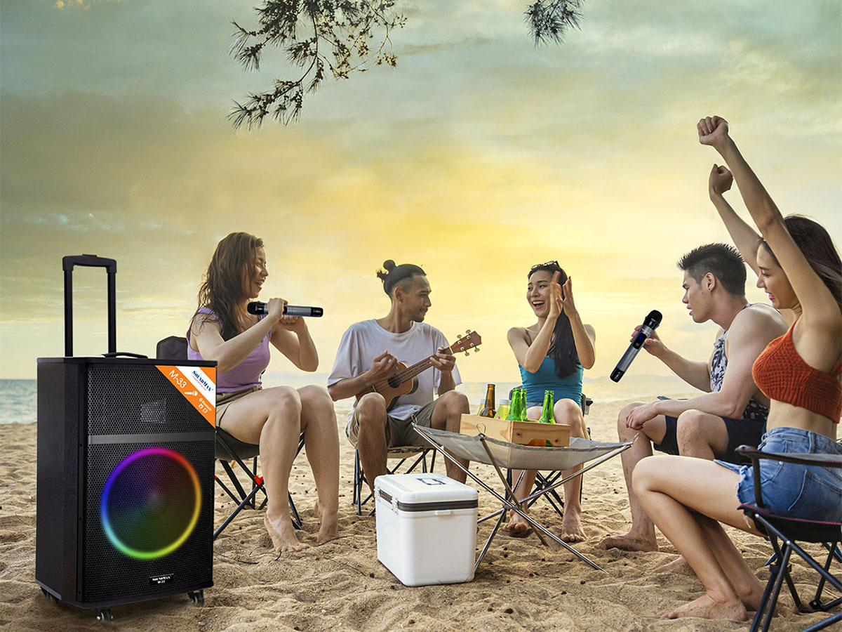 Loa Bluetooth Karaoke Soundmax M33 - META.vn