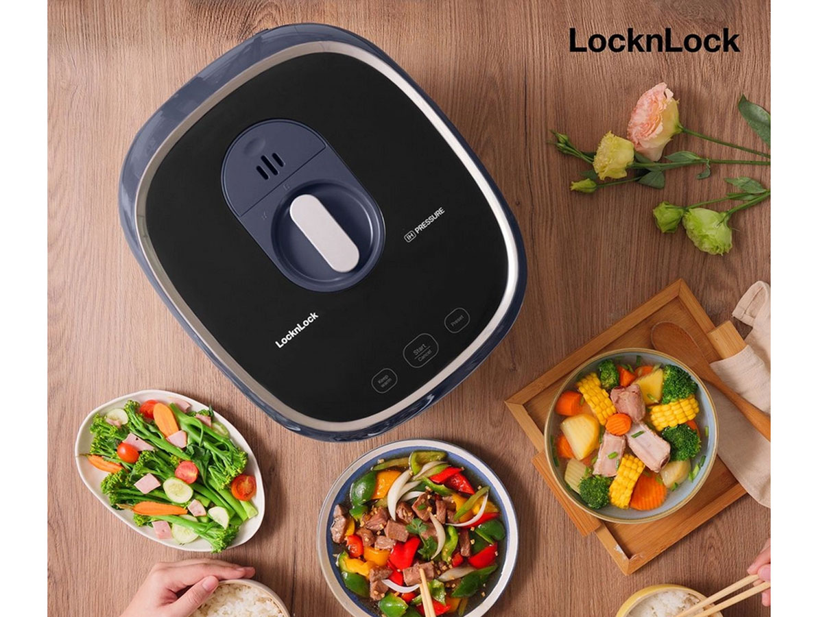 Nồi cơm điện cao tần Lock&Lock EJR526GRY - META.vn