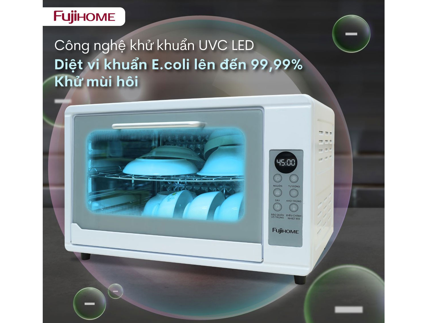 Tủ sấy tiệt trùng đa năng Fujihome DD38 - META.vn