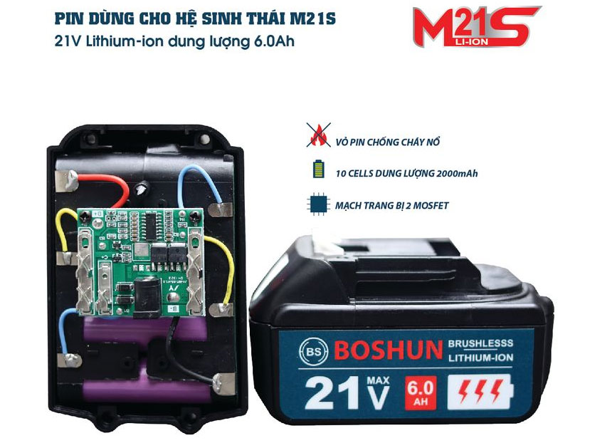 Máy siết bu lông Boshun BS-IW330N - META.vn