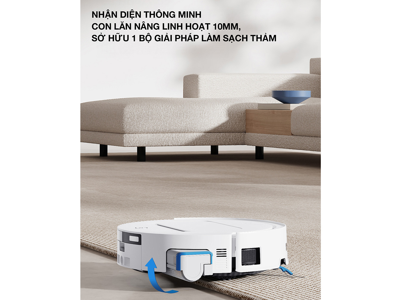 Robot hút bụi lau nhà Ecovacs Deebot T80 Omni - META.vn