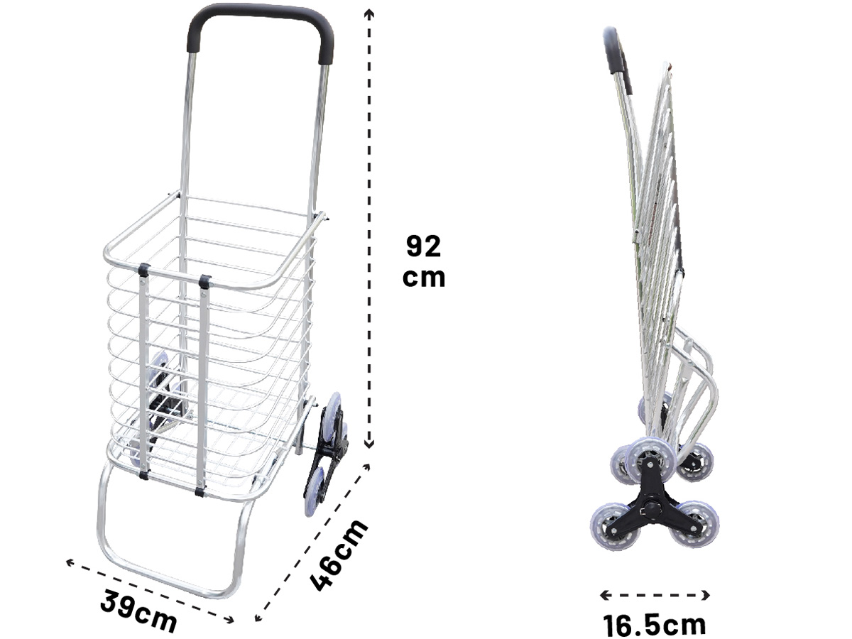 Xe đi chợ gấp gọn, leo cầu thang Fujihome SC-260NEW2 - META.vn