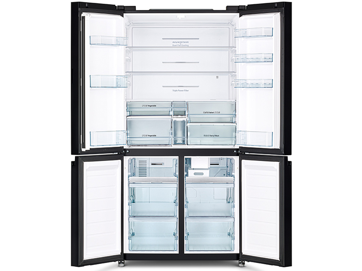 Tủ lạnh Hitachi French Bottom Freezer 645 lít R-WB700PGV4(GBK) - META.vn