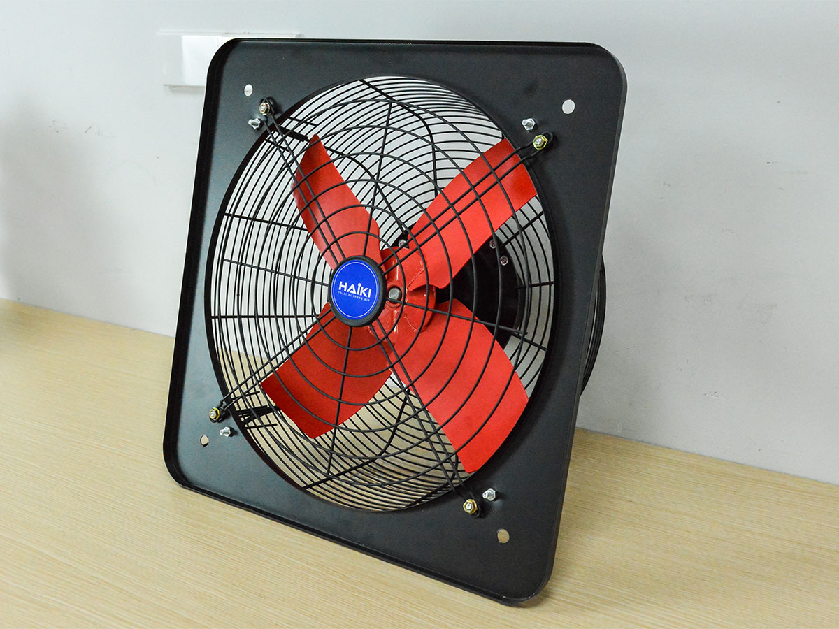 Quạt thông gió công nghiệp vuông có lưới Haiki HKV40CL - META.vn
