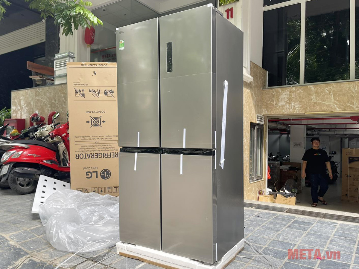 Tủ lạnh LG Inverter 474 lít Multi Door LFB47SVM - META.vn