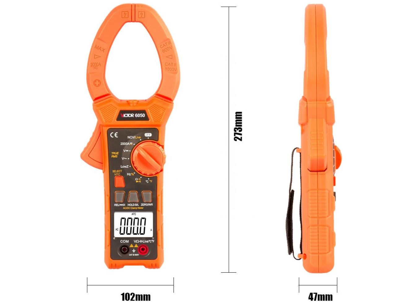 Ampe kìm kĩ thuật số Victor 6050 - META.vn