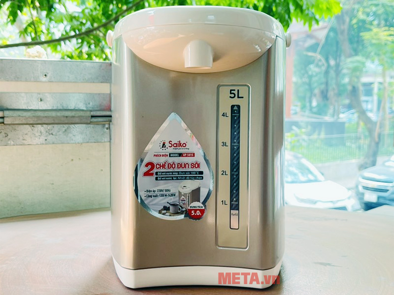 Bình thủy điện Saiko AP-501S - 5 lít - META.vn