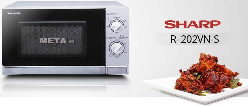 Lò vi sóng Sharp R-202VN-S (20 lít) - META.vn