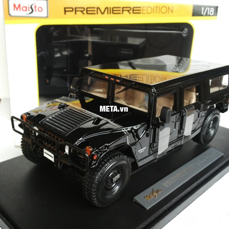 Xe mô hình tỉ lệ 1:18 Hummer 4 Portas Wagon Escala 36858 - META.vn