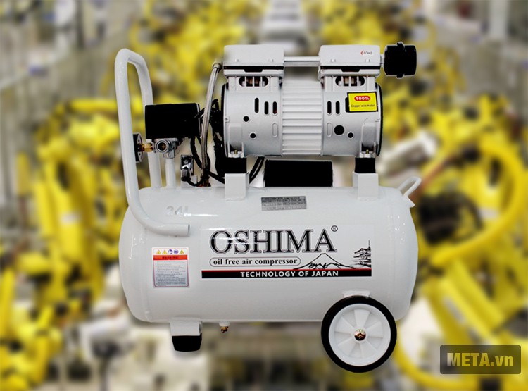 Máy nén khí không dầu Oshima 24L - META.vn