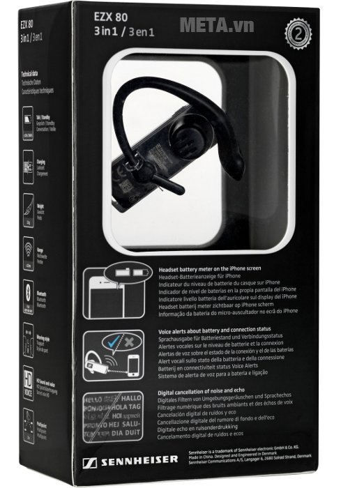 Tai nghe Bluetooth Sennheiser EZX 80 - META.vn