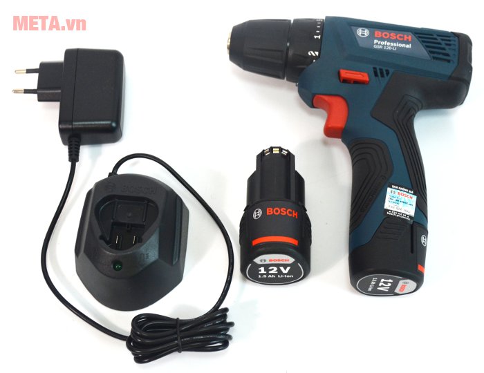 Máy khoan vặn vít dùng pin GSR 120-LI Gen II (06019G80K0) - META.vn