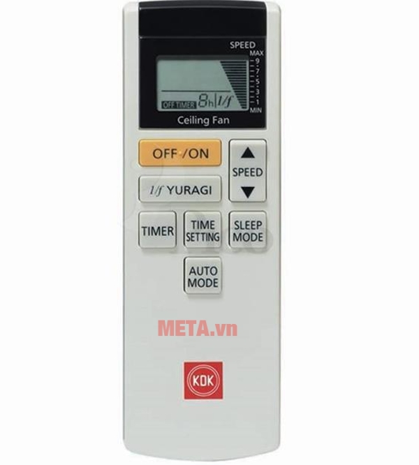 Quạt trần KDK T60AW (5 cánh - 9 tốc độ - có điều khiển) - META.vn