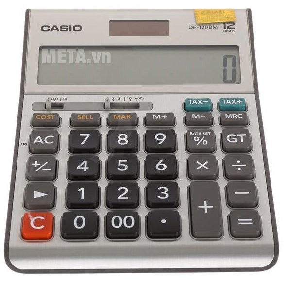 Máy tính Casio DF-120BM - META.vn