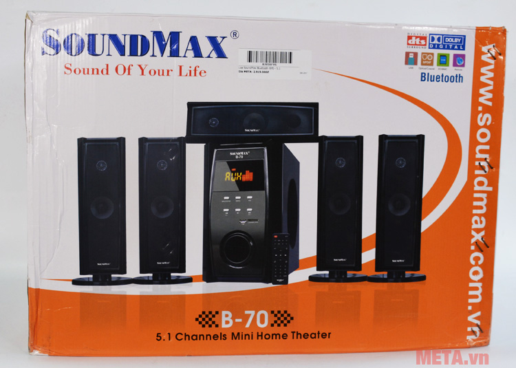 Loa SoundMax bluetooth B70 - 5.1 - META.vn