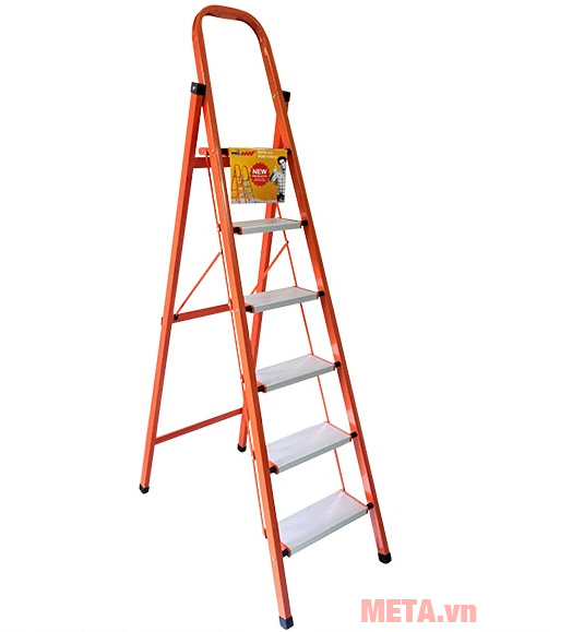 Thang khung sắt bậc nhôm bản to Pro 6 bậc PRS-06 - META.vn