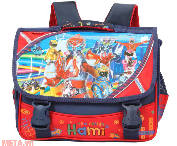 Cặp học sinh cấp 1 Hami C112M-SN1-NAV-RED - META.vn