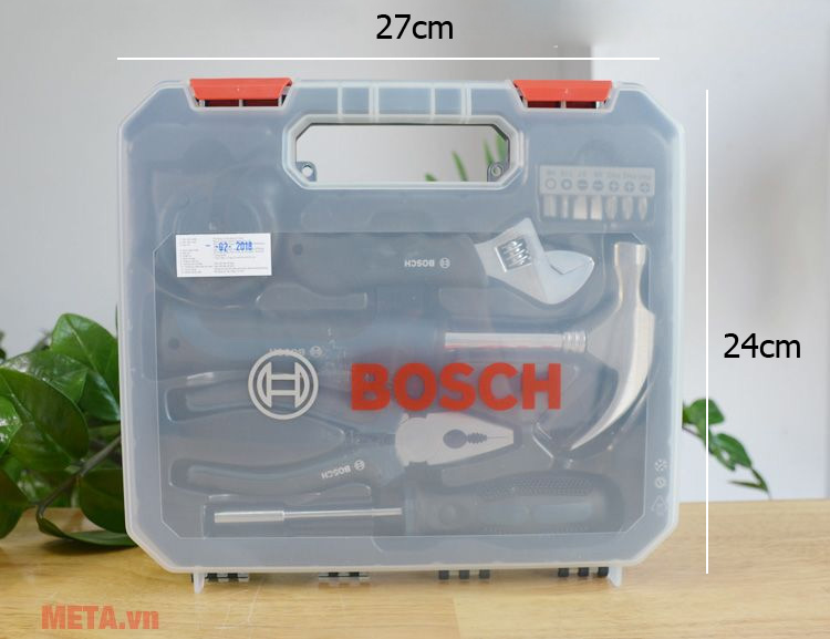Bộ dụng cụ 12 món Bosch 2607002793 - META.vn