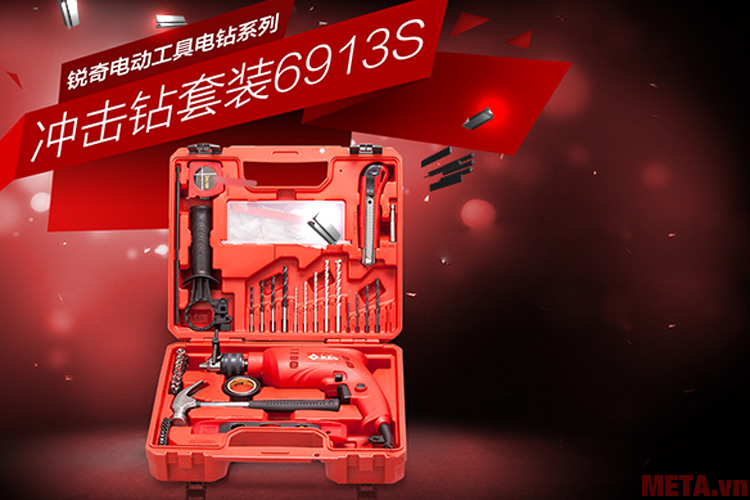 Máy khoan động lực Ken 6913S (SET) - META.vn