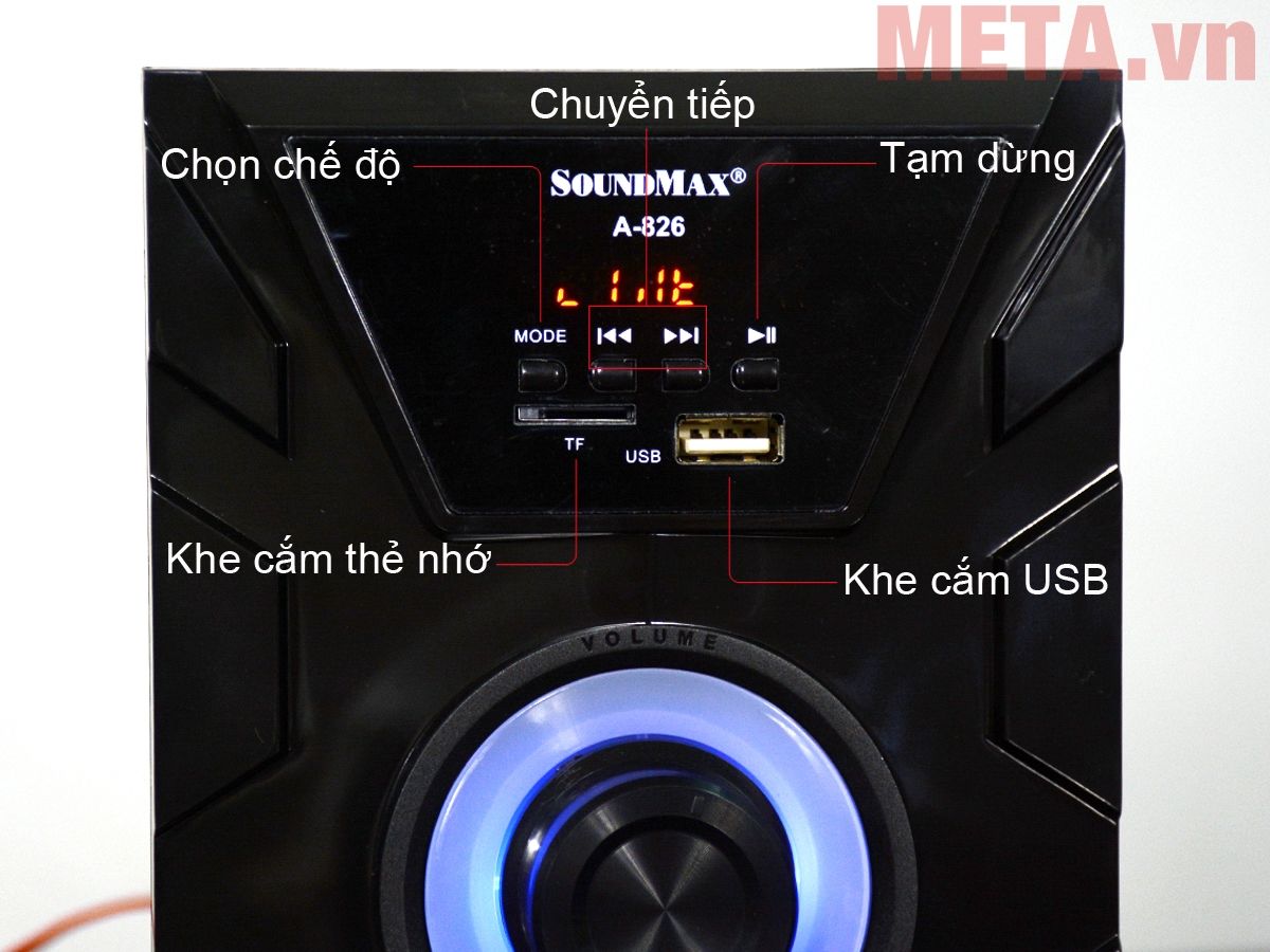 Loa vi tính Soundmax A826 2.1 - META.vn