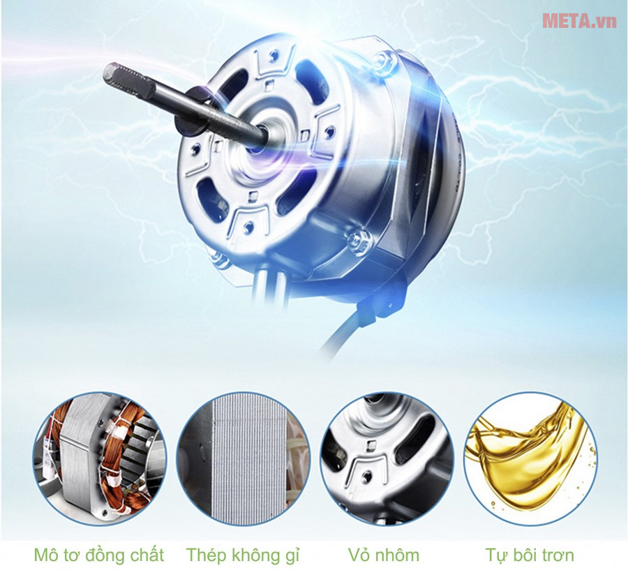 Quạt điện đa năng có remote Kachi MK143 - META.vn