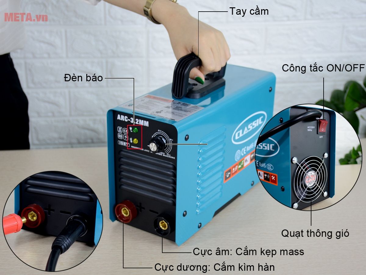 Máy hàn Classic ARC-3.2MM - META.vn